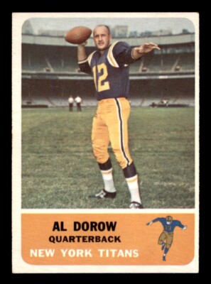 1962 Fleer Football #57 Al Dorow NM | eBay