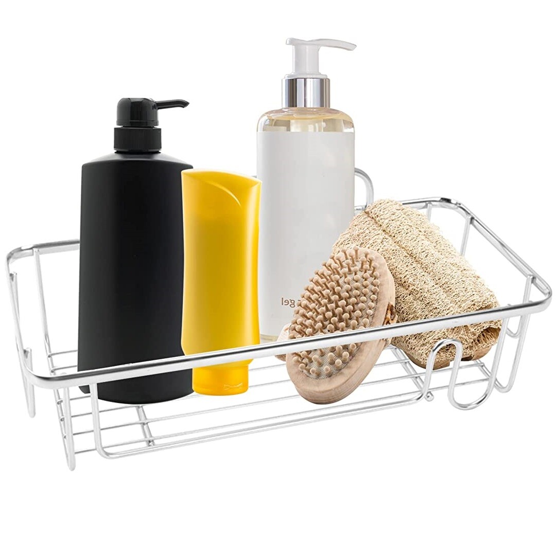 Shower Caddy Bathroom Shelf Tidy Storage Holder Rack Home Office Bath ...