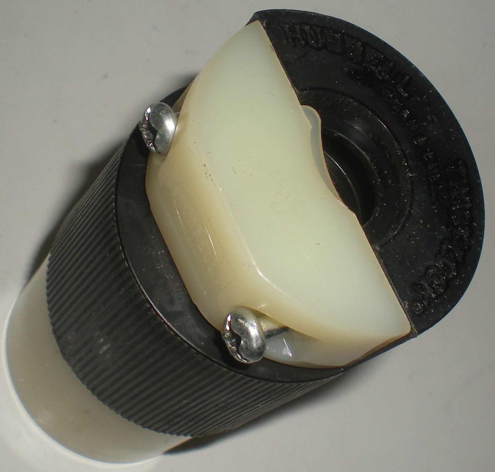 ELECTRICAL 20A 250V HBL 2323 HUBBELL L6-20R CONNECTOR BODY TWIST LOCK ...