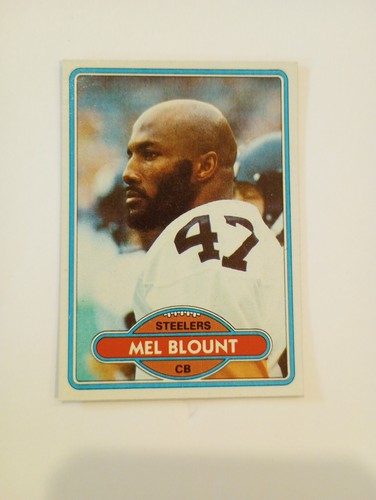 1980 TOPPS FOOTBALL MEL BLOUNT CARD#155 STEELERS NM-MINT | eBay