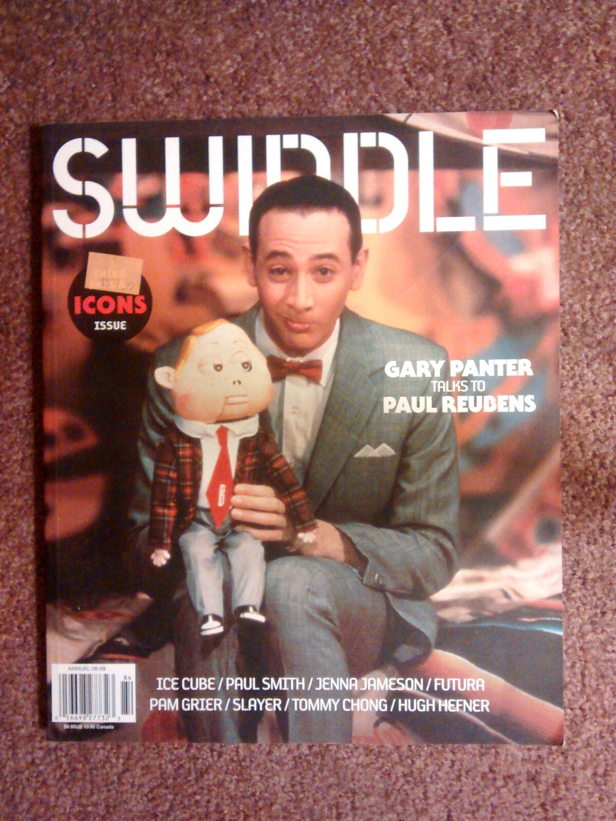 SWINDLE 3rd ICON graffiti zine- Gary Panter*SLAYER*Tommy Chong*ZEPHYR ...