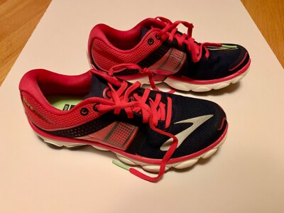Size 7.5 Women’s - Brooks PureFlow 4 Blue/Pink - Excellent Condition | eBay