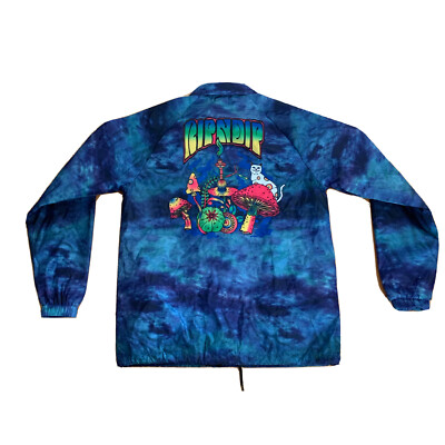Ripndip Coach Jacket Tie Dye Psychedelic Unisex Small | eBay