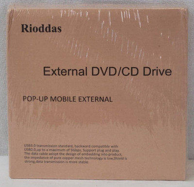 Rioddas External DVD/CD Drive Pop-UP Mobile External | eBay