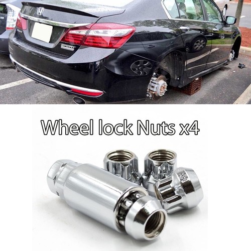For Nissan Subaru Tuner Wheel Lock Nuts 12x1.25 Acorn Locking Bolts x4 ...