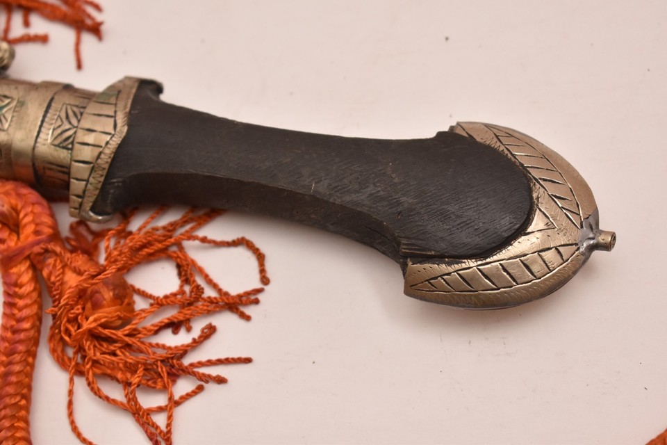 Antique Jambiya Khanjar Dagger Knife Sword Arabic, Yemen, Middle East ...