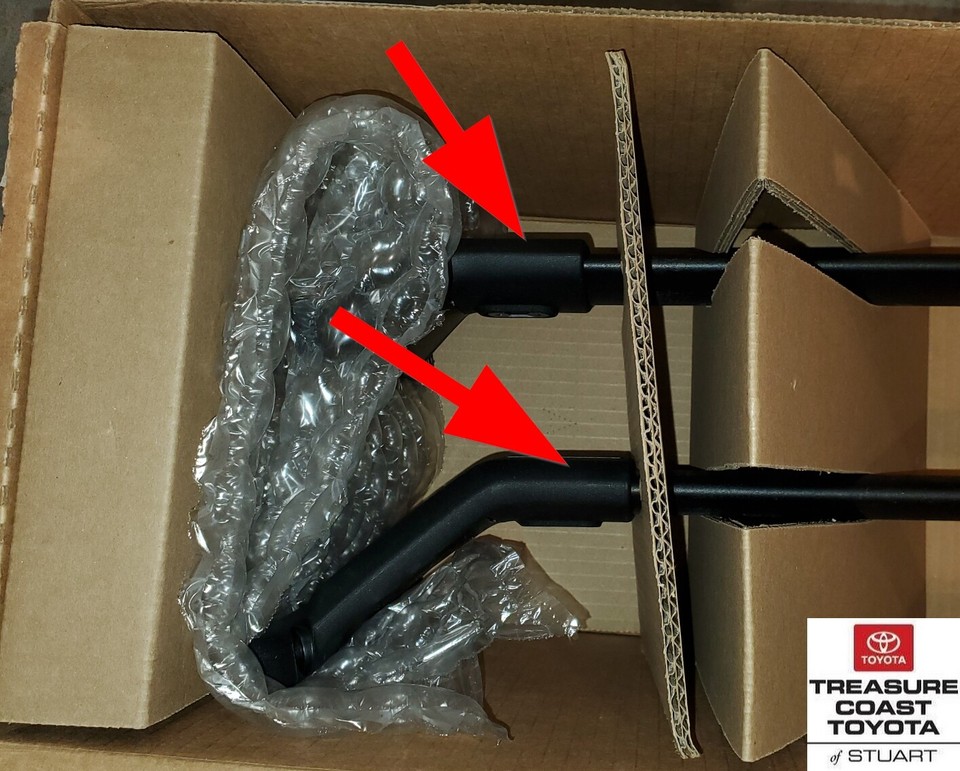 NEW OEM FACTORY 2025 TOYOTA SIENNA CROSS BARS 2 PIECE SET | eBay