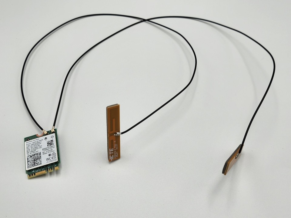 Intel AX210 Wi-Fi 6E with PCB TRIPLE BAND EMBEDDED ANTENNA for Wi-Fi 6E ...