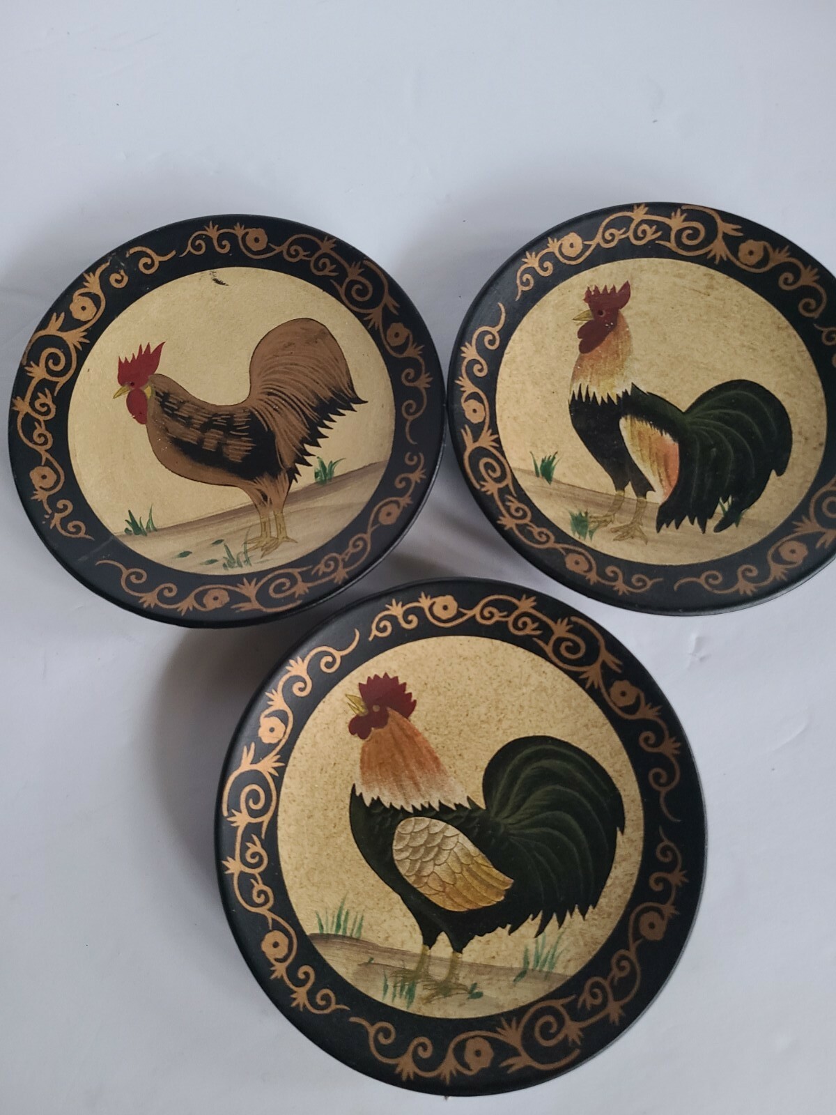 Decorative Rooster Plate Set 5 In ***display stand not include*** | eBay