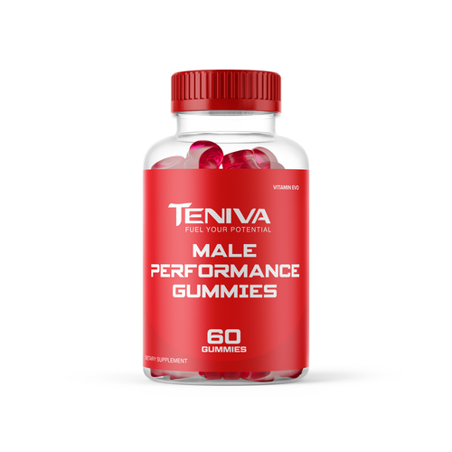 Teniva Male Performance Gummies Male Support Formula Mens Gummies (60 ...