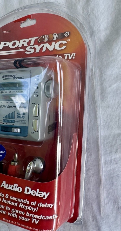 SportSync Scanner Master AM/FM Radio with delay, SR-101 Sports Radio ...