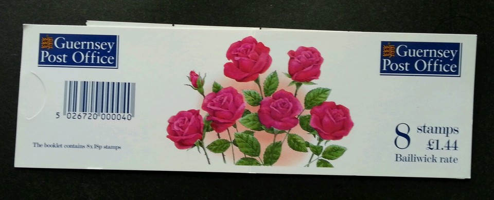 Guernsey Flower Definitive Roses 1997 Flowers Flora Plant (booklet) MNH ...