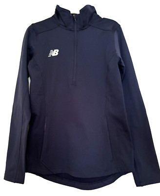 New Balance SHIRT WOMEN Athletic Pullover Long Sleeve Running Top Blue ...