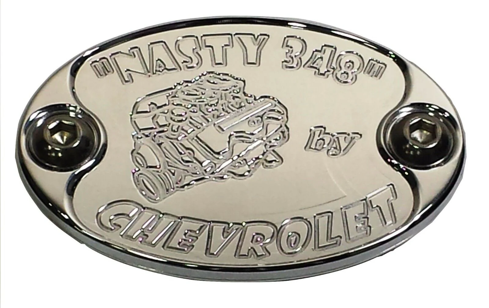 Auto Emblem Cars Custom Car Badge Cool Car Emblem "fits" Chevy 348 ...