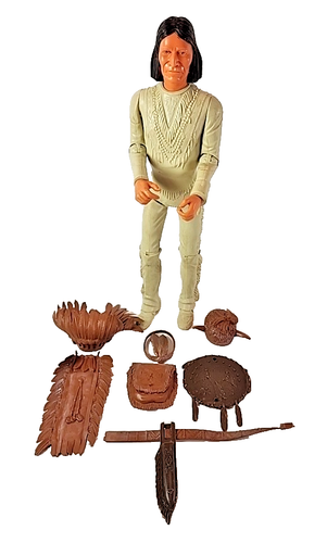 1960s MARX FORT APACHE FIGHTERS CHIEF GERONIMO ACTION FIGURE With ...