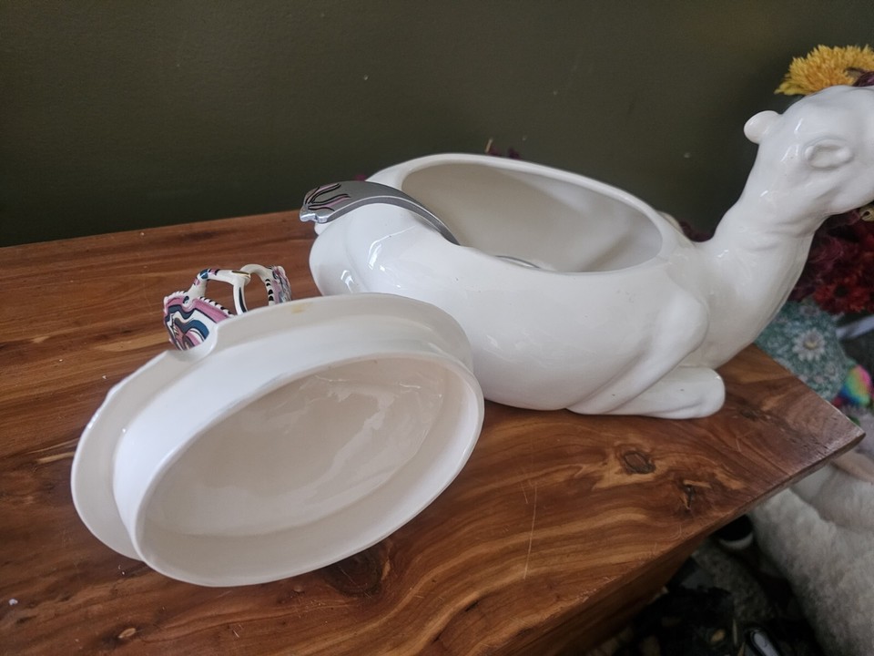 Vintage TOM HATTON CAMEL CERAMIC TUREEN, Whimsical ULTRA RARE | eBay
