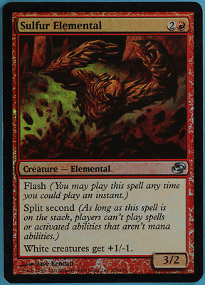 Sulfur Elemental FOIL Planar Chaos NM Red Uncommon MTG CARD (ID# 47332 ...