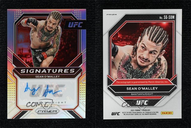 2021 Panini Prizm UFC - Signatures Silver Prizm #SG-SOM Sean O'Malley ...