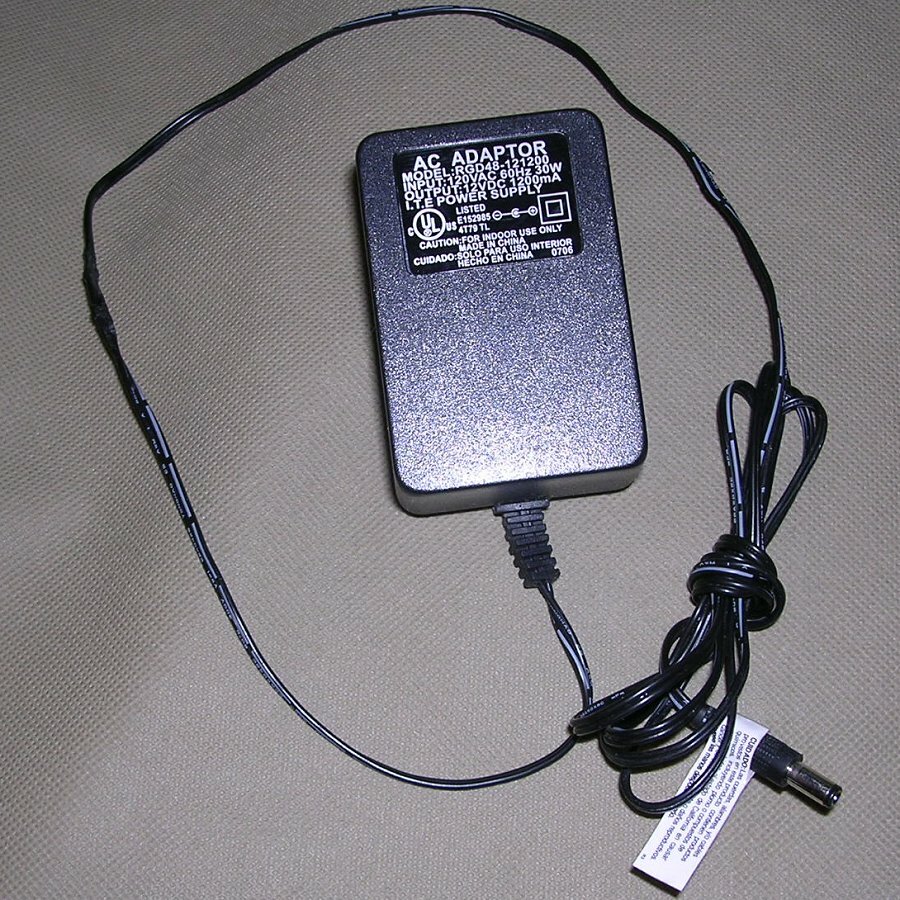 Vector RGD48-121200 AC Adaptor ITE Power Supply 120VAC 60Hz 12VDC 12V ...