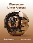 Elementary Linear Algebra by Professor Larson, Ron: Used 9781133110873 ...