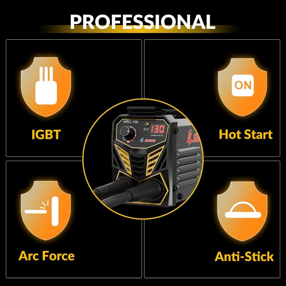 GZ GUOZHI Portable 130A Stick Welder ,110V Mini ARC Welder,Small Welder ...