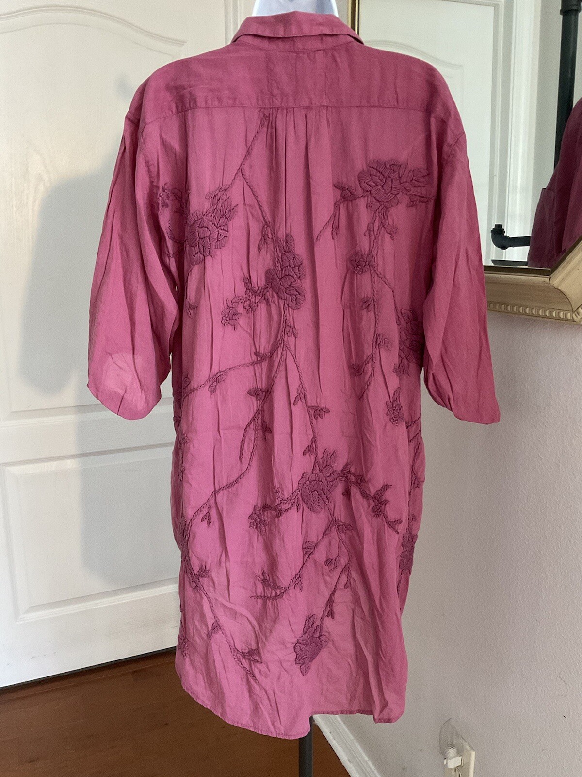 Kyla Seo Caite Top Etta Dress Embroidered Small Size Flex Shirt ...