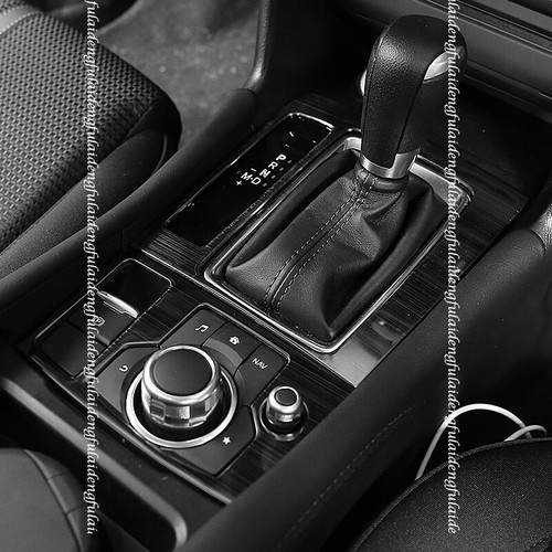 2PCS Black Car Interior Gear Shift Panel Cover Trim For Mazda 3 Axela ...