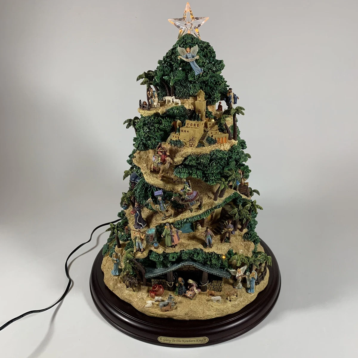Thomas Kinkade Christmas Tree Glory To The Newborn King