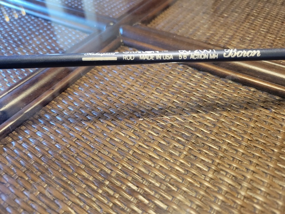 Vintage Shakespeare BC 2001 Boron Casting Rod 5'6" Graflon Medium Heavy ...
