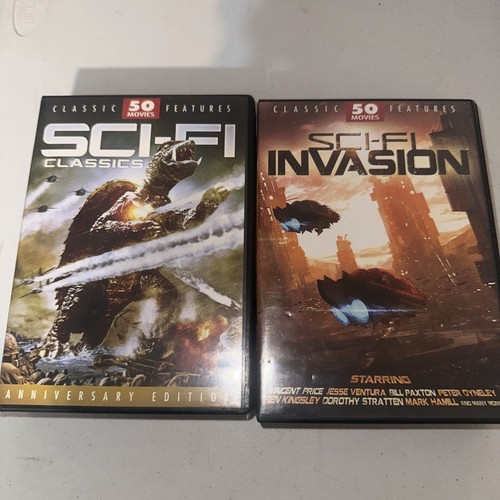 Lot Of 2 Sci-Fi Classics & Invasion DVD Box Sets - 100 Movie Pack | eBay