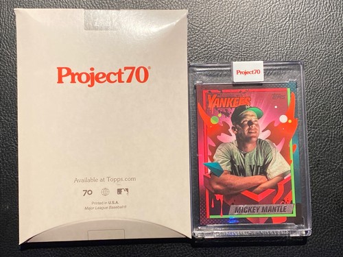 2021 Topps Project 70 Mickey Mantle by Mikael B. #328 New York Yankees ...