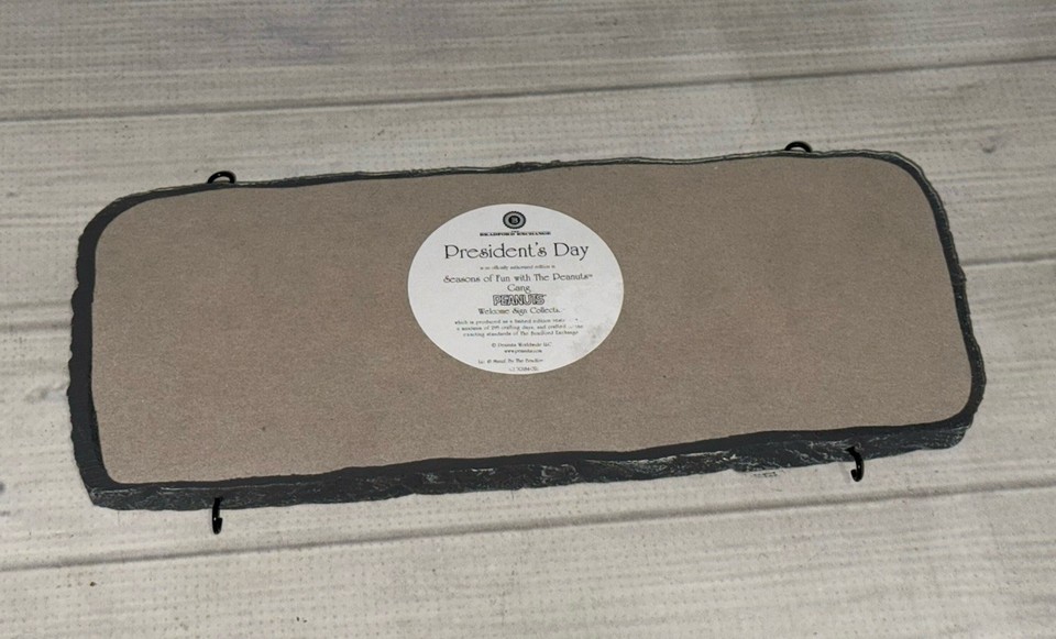 The Bradford Exchange Seasons Of Fun Peanuts Gang Welcome Sign ...