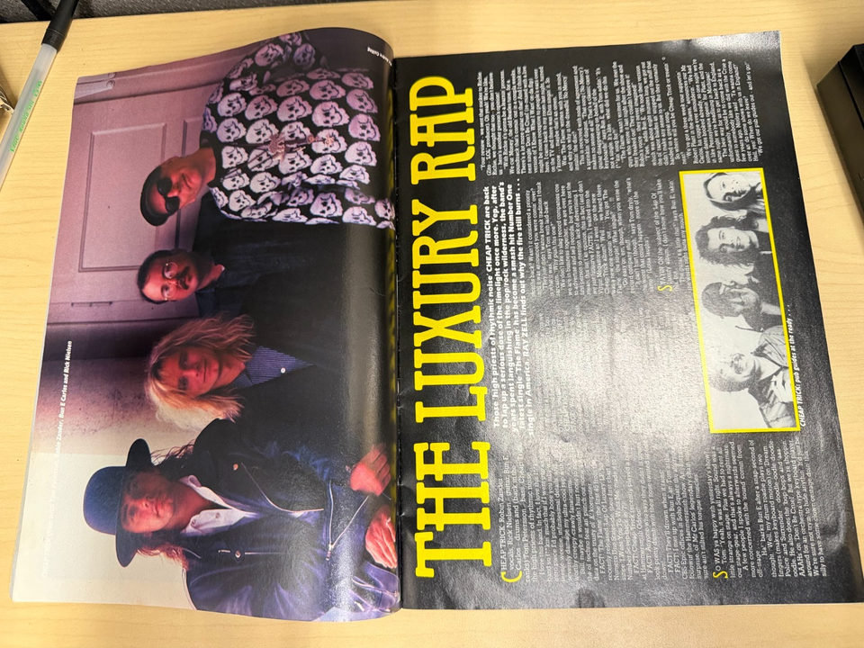 KERRANG MAGAZINE - July 30, 1988 No. 198 - Guns N Roses Cheap Trick ...