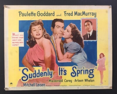 Suddenly It's Spring Half Sheet Movie Poster - Goddard *Hollywood ...