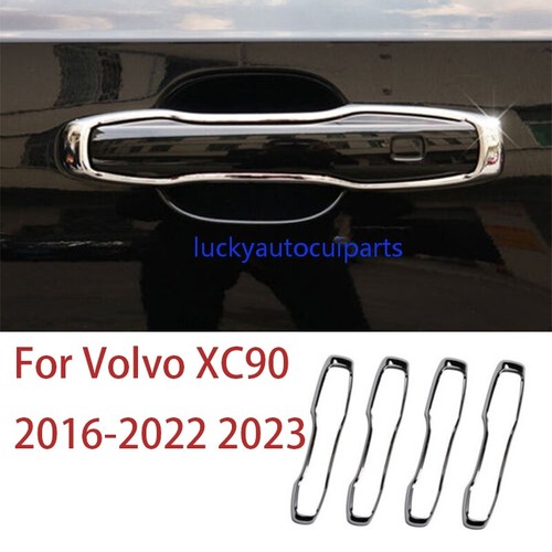 Fit For Volvo XC90 2016-2023 ABS Chrome Outside Car Door Handle Cover ...