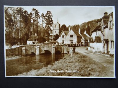 Wiltshire CASTLE COMBE - Old RP Postcard by E.A. Sweetman 52000 | eBay UK