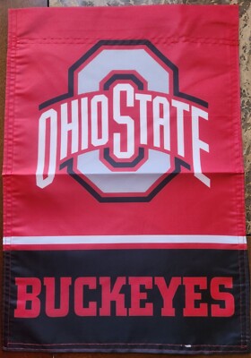 Ohio State Buckeyes 12X18 Inch Double Sided NCAA College Football ...
