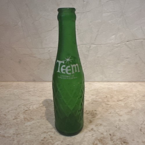 Vintage TEEM Lemon Lime Green 10oz SWIRL Design PEPSI COLA Co. Soda ...