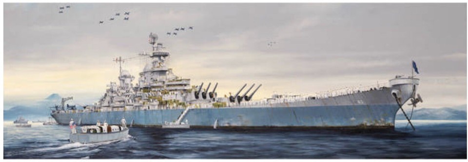 1:200 Scale Trumpeter 03705 USS MISSOURI BB-63 Model Kit - NO RESERVE ...
