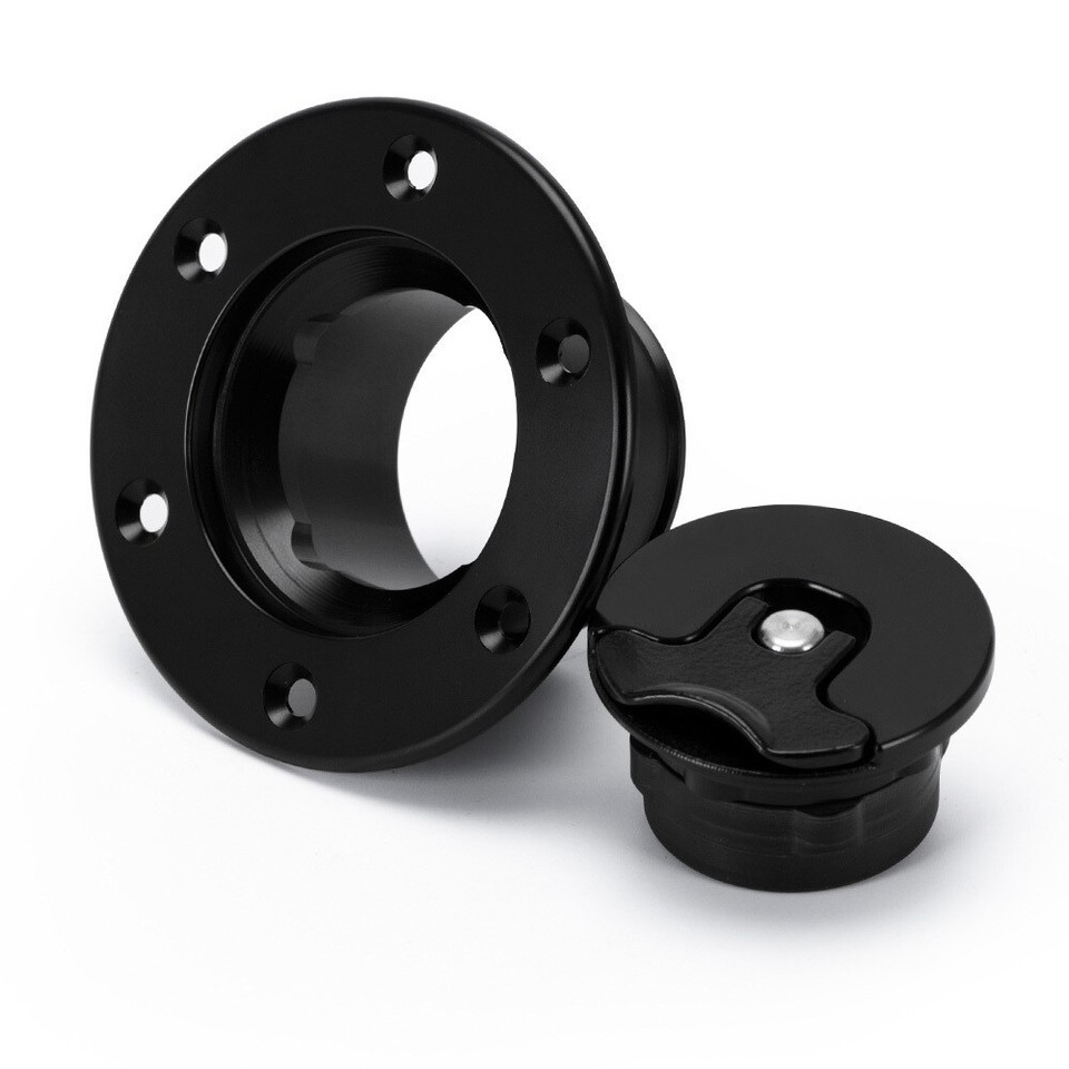 Universal Billet Fuel Filler Neck Up Pop-Up 6 Hole Fuel Cell Gas Cap ...