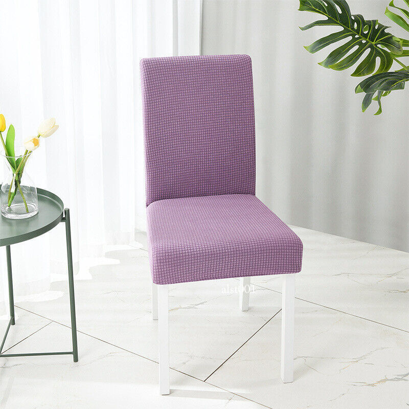 Waterproof Elastic Chair Cover with Back Dining Room Chair Covers ...