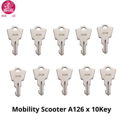 x10 A126 For Mobility Scooter Replacement Ignition Key For Pride, GoGo ...
