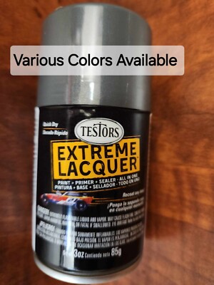 Testors Extreme Lacquer Spray Paint Various Colors New Price Each | eBay
