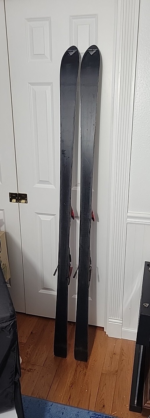 VOLANT SUPER 185cm Carving All Mtn Metal Top Skis SALOMON Composite DR8 ...