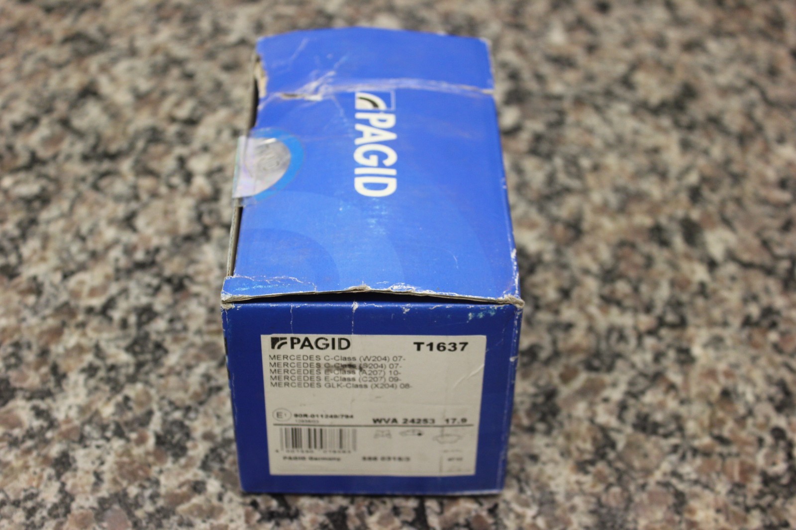 PAGID BRAKE PAD T1637 MERCEDES-BENZ 106103-23 (JN) LOC.G-2 | eBay