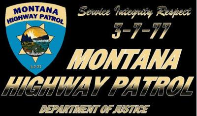 Montana Highway Patrol Reflective Vinyl Decal or Magnet Car Trooper MT ...