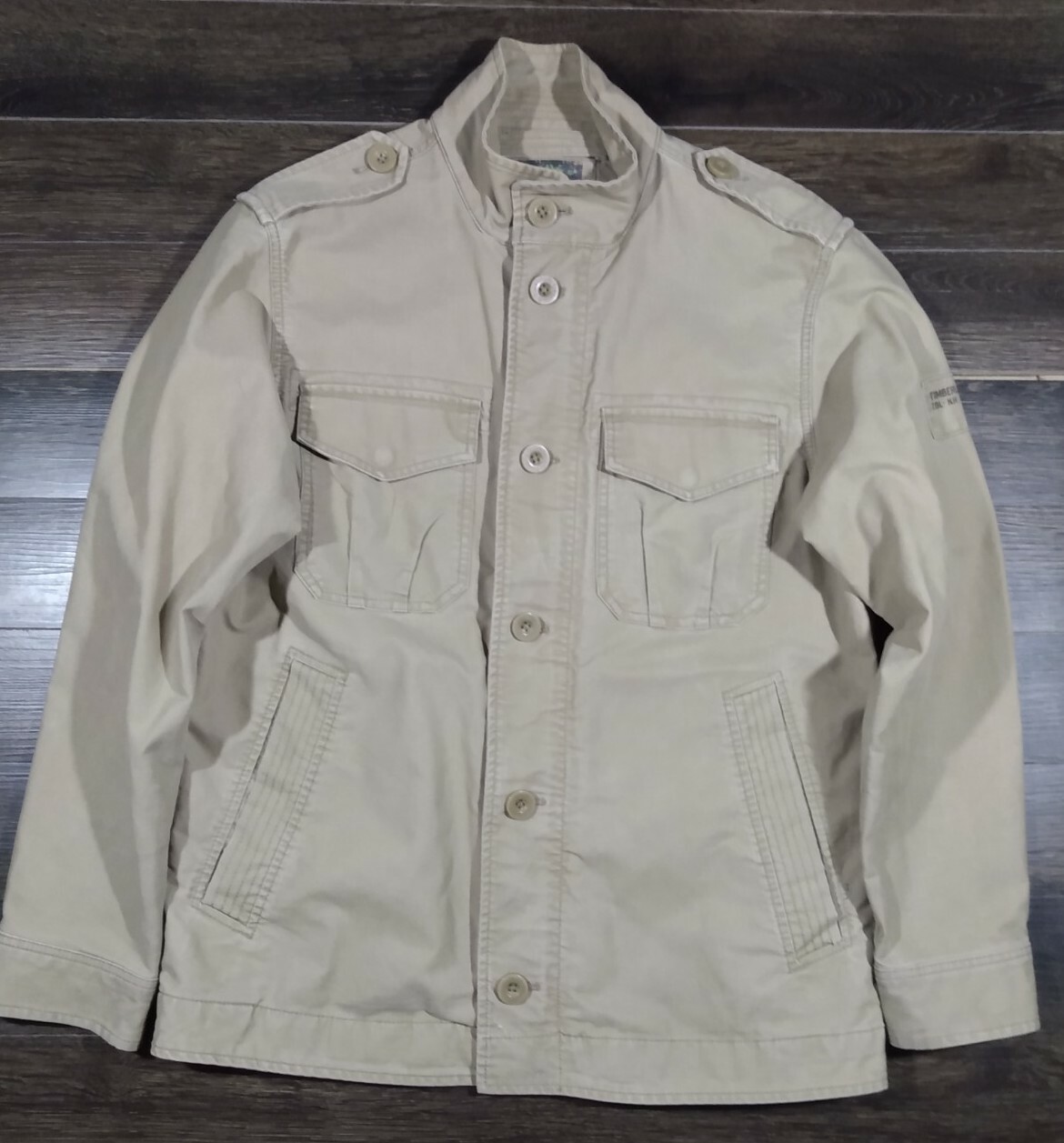 Timberland Rugged Field Work Jacket Coat Casual Classic Khaki Wheat ...