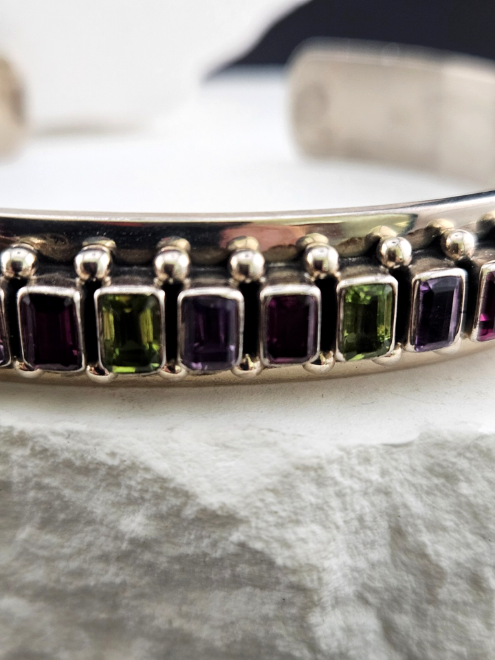 Nicky Butler "MULTIGEMSTONE STERLING SILVER CUFF BRACELET" | eBay