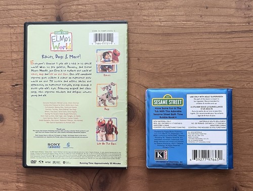 Sesame Street DVD Elmo’s World Babies Dogs & More With Elmo Pretends ...