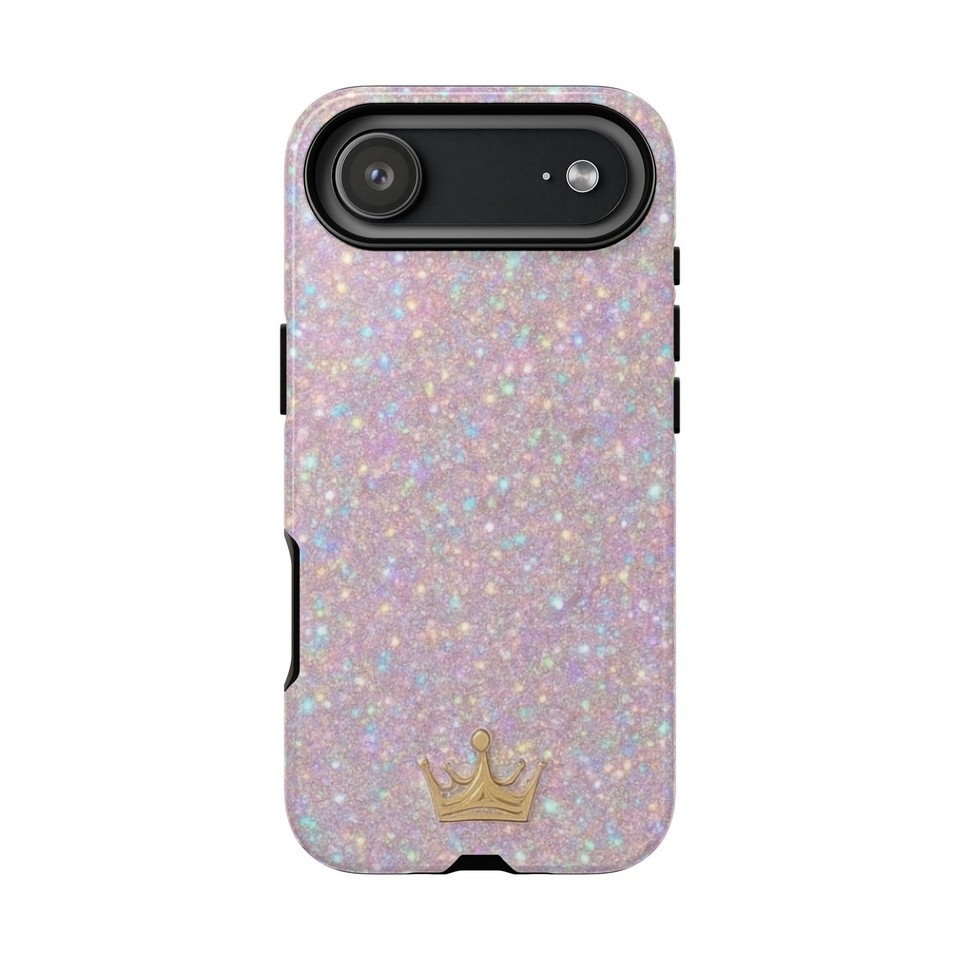 Copy of Sparkly Phone Case with Crown Design, Glitter Case, Birthday ...
